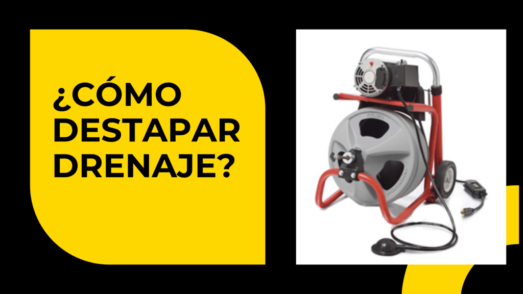 ¿Cómo destapar drenaje? - Destapar drenaje